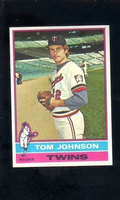 1976 Topps Baseball Card Tom Johnson 448 Nm Mt Twins Ebay