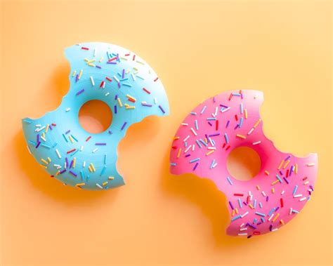 Pink Donut Sprinkle Video Game Controller Holder For Ps5 Controller