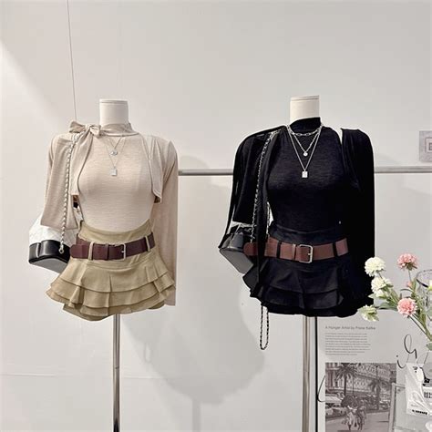 이프유마인 나시가디건set페미닌 봄 슬랍 섹시 글램 슬림 머플러 스카프 타이 홀터넥 크롭 나시 레이어드 이너 무지 긴팔 크롭 볼레로 가디건 투피스 세트 3color