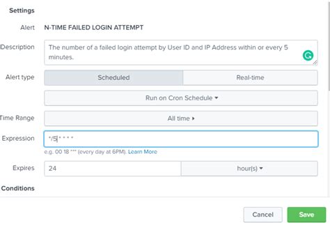 Solved Triger Alert For High Number Of Failed Login Withi Splunk