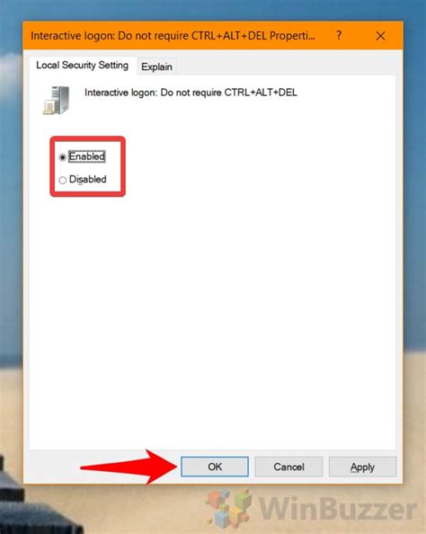 How To Turn Secure Sign In With Ctrl Alt Del On Or Off In Windows 10