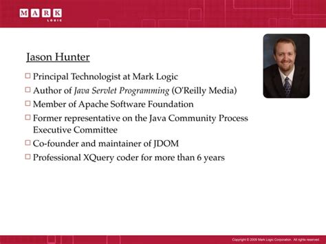 marklogic server nosql at apachecon ppt