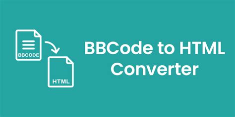 Bbcode To Html Converter Quick Online Conversion No Signup