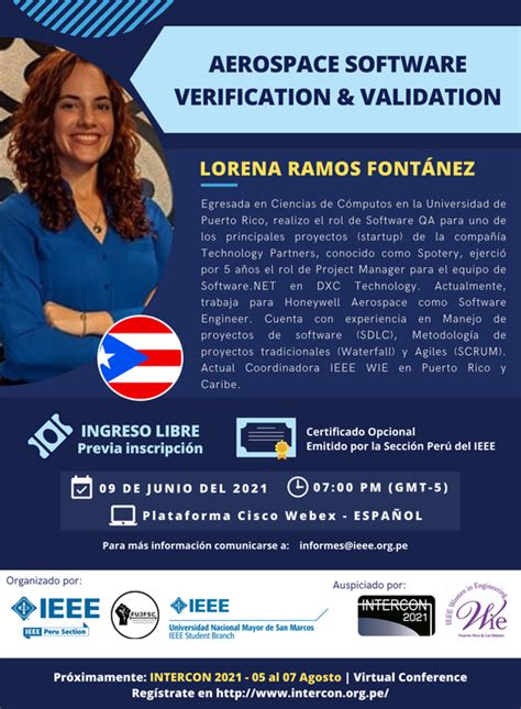 Webinar Aerospace Software Verification And Validation Ieee Puerto Rico And Caribbean Section