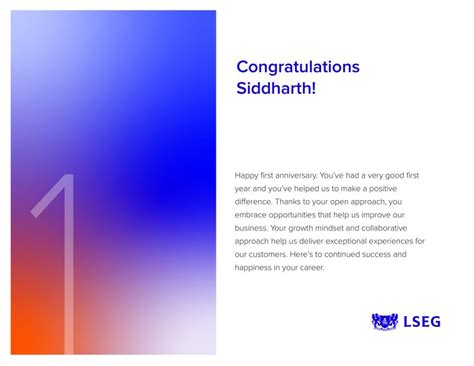 Siddharth Mishra On Linkedin Marking 1 Year At Lseg London Stock