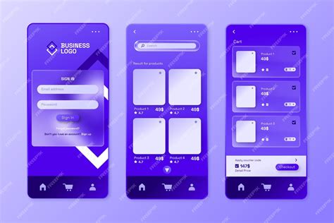 Premium Vector Gradient Uiux Design Premium Vector Gradient Uiux Design