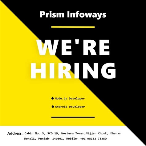 prism infoways on linkedin developers prisminfoways mohali nodejs nodedeveloper…