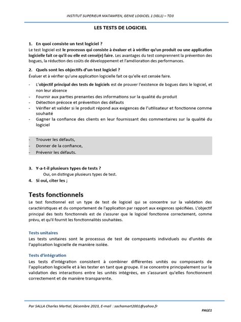 Test Logiciel Pdf Test Logiciel Pdf