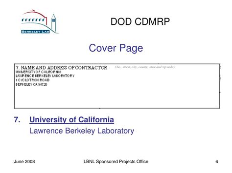 Ppt Dod Cdmrp Powerpoint Presentation Free Download Id5100182