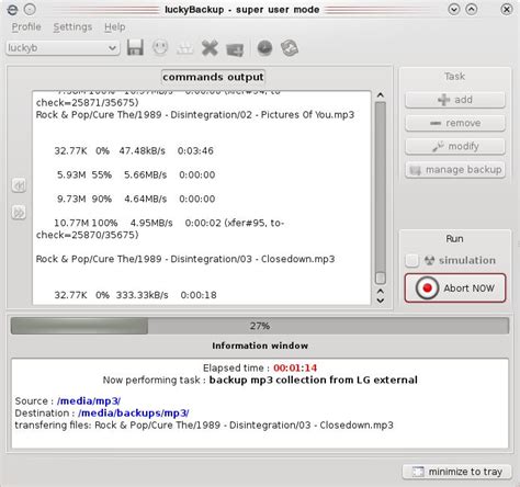 Luckybackup Backup And Sync Tool Linuxlinks