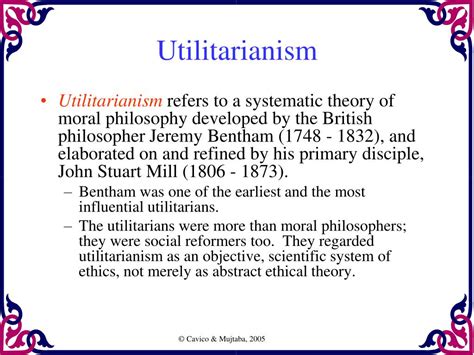 Utilitarianism Theory