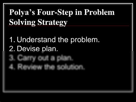 Solution 2 Polya S Problem Solving Strategy Studypool