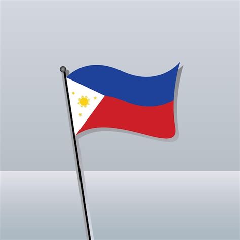 Premium Vector Illustration Of Philippines Flag Template