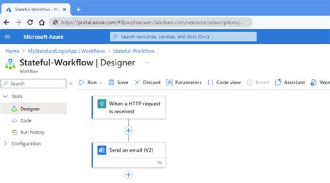 Azure Portal でサンプル Standard ワークフローを作成する Azure Logic Apps Microsoft