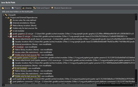 Running Eclipse Junit Tests With Gradle Builds Of Modular Java Javafx Projects That Can Also