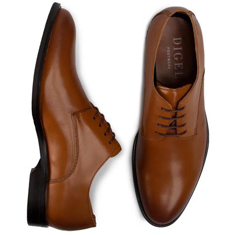 Shoe Elegant Man Digel Color Cognac In Genuine Leather Online Shop