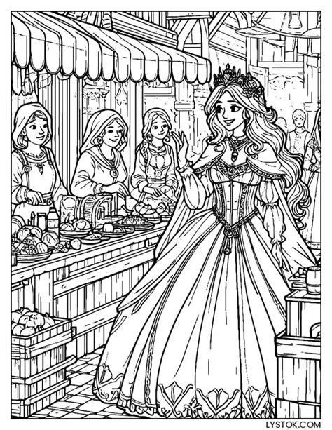 33 Безплатни за Печат Принцеса Картинки за Оцветяване за Възрастни и Деца Pdf