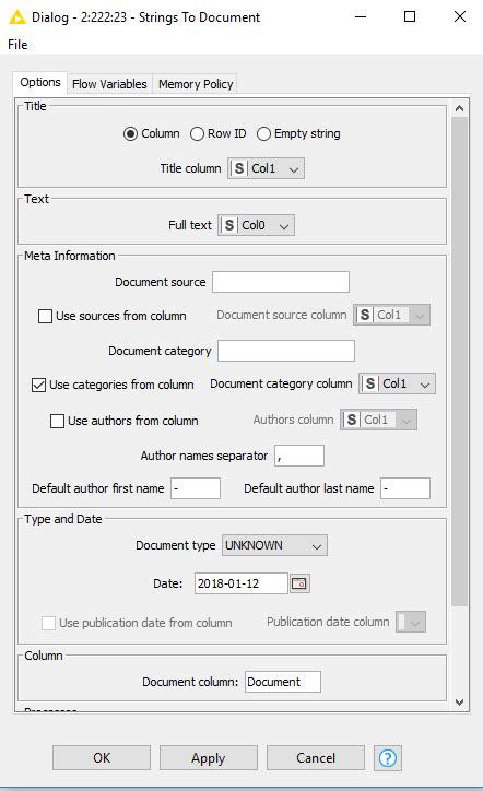 Urgent I Am Having Some Problem With Strings To Document Node Knime