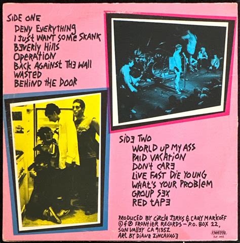 Circle Jerks Group Sex First Pressing Insert Included — Bedos Collectibles