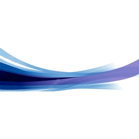 Blue Abstract Art Curve Wave Backdrop Transparent Clipart Blue Wave