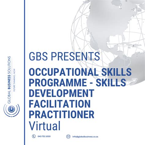 Occupational Skills Programme Skills Development Facilitation Practitioner Gbs Sa
