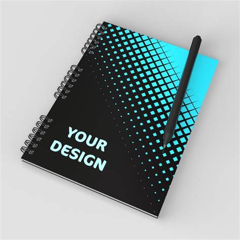 Premium Photo Notepad With Pen 3d Model