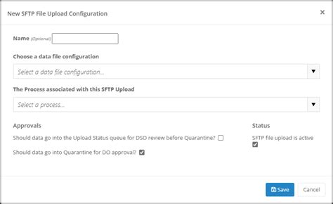 sftp file uploads