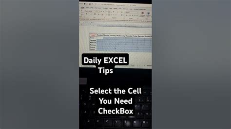 How To Add Checkbox In Excel Trending Viral Shortvideo Shorts