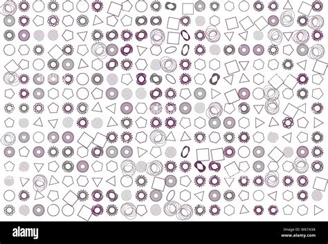 Color Abstract Mixed Pattern Generative Art Background Style Of Mosaic