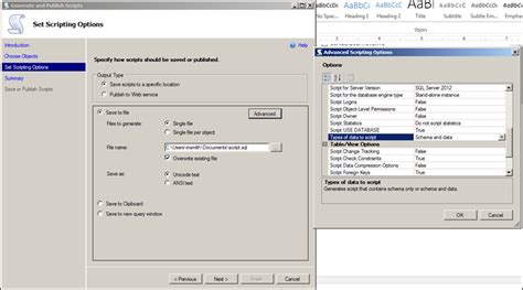 Exporting Data From Sql Server To Script File Heelpbook