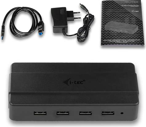 I Tec Hub Usb 32 Gen 1 Type B 5000 Mbits Nero U3hub445