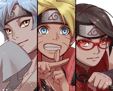 Sarada Boruto Uchiha Fan Art