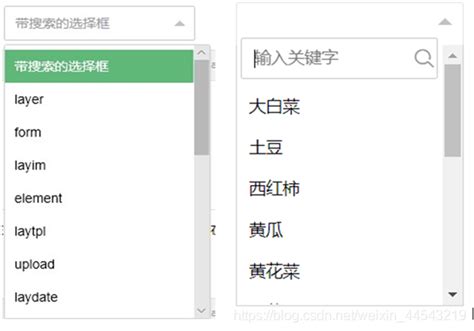 带搜索的下拉框实现 Csdn博客