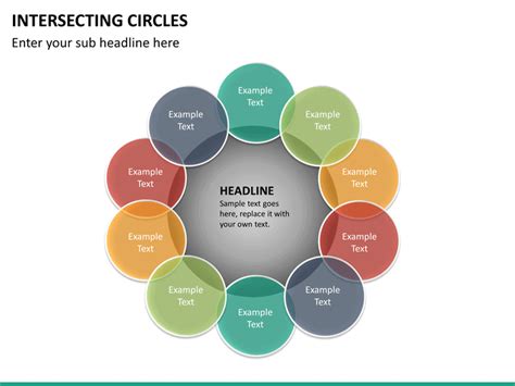 intersecting circles powerpoint sketchbubble