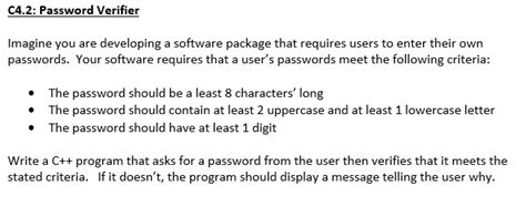 solved c4 2 password verifier imagine you are developing a