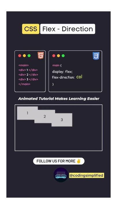 Css Flex Direction Youtube
