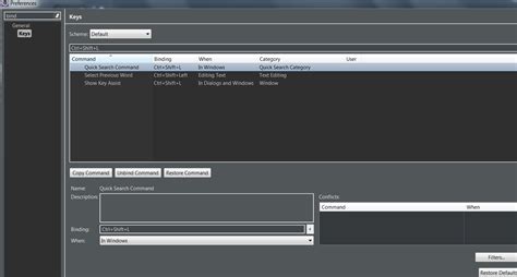 Where Has The Text Search Shortcut Ctrlshiftl Gone In Eclipse Kepler Stack Overflow