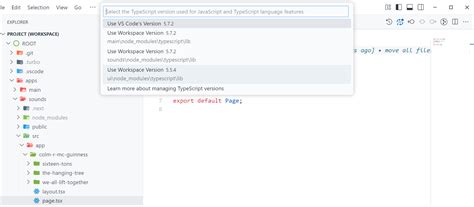 Auto Detect Typescript Version Based On Folder For Vs Code Multi Root Workspace Stack Overflow