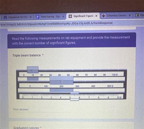 Solved Read The Following Measurements On Lab Equipment And Chegg