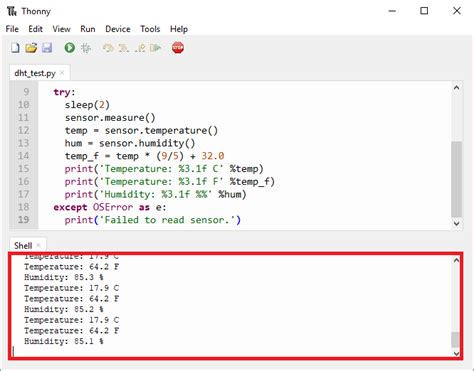 Micropython Esp32esp8266 With Dht11dht22 Temperature And Humidity