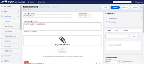 Pega Knowledge Buddy Attachment In Data Source Support Center