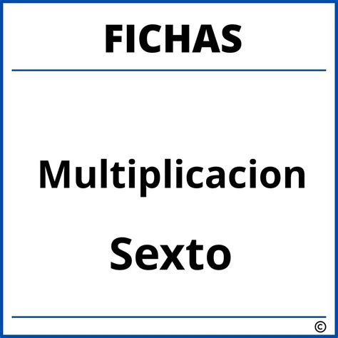Fichas Para Imprimir Sexto Grado Primaria