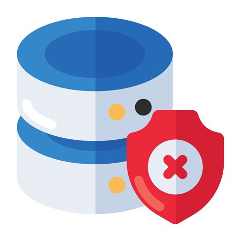 An Icon Design Of No Database Security 36523892 Vector Art At Vecteezy