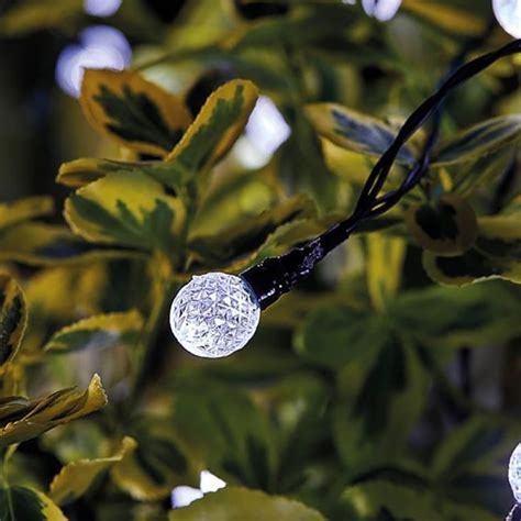 Smart Solar Super Bright 50 Led Orb String Lights