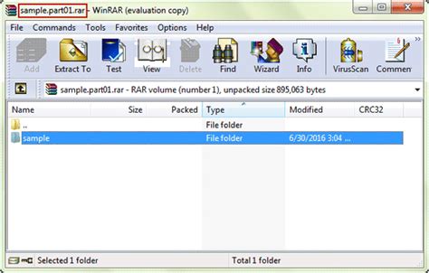 How To Extract Multi Volume Rar Zip File In Winrar