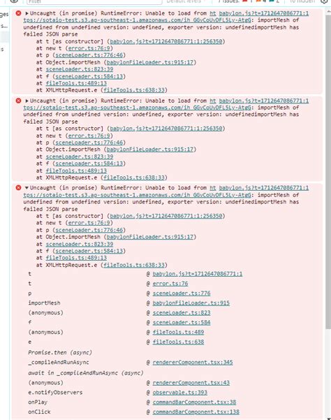 Importmesh Of Undefined From Undefined Version Undefined Questions