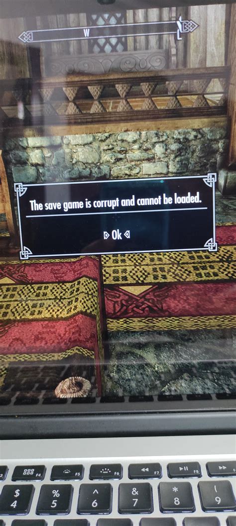 Help This Message Appears In All My Recent Saves Rskyrim