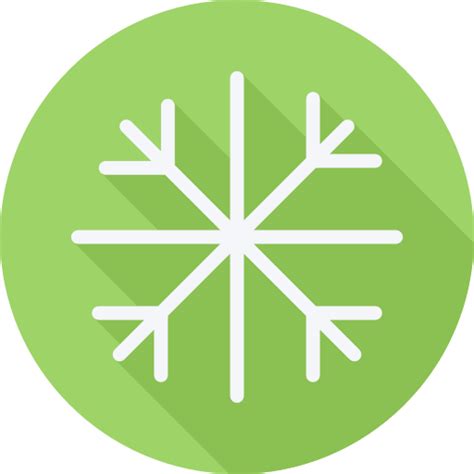 Snowflake Cursor Creative Flat Circular Icon