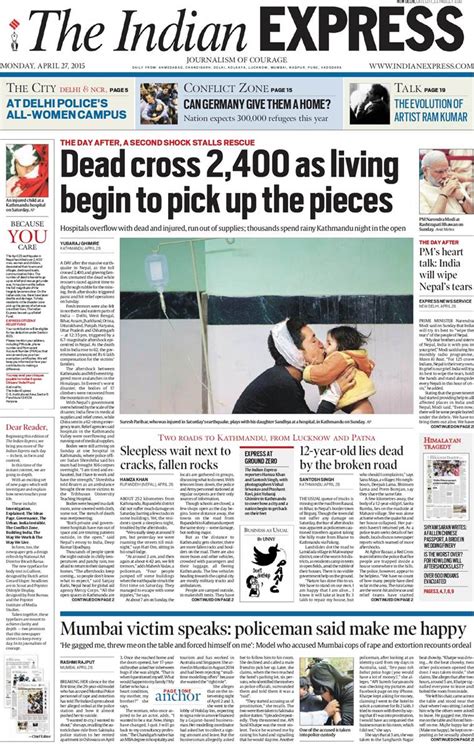 In This Time Of The Instant Content The Indian Express Is Going In Depth India News The