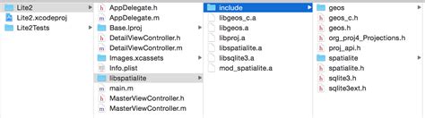 how to compile and install spatialite on ios · github